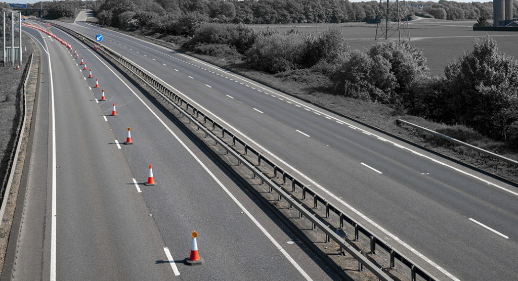 Automated cone laying vehicle takes to roads in new trial | Three60 by ...