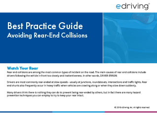 Best Practice: Avoiding Rear - End Collisions - eDriving
